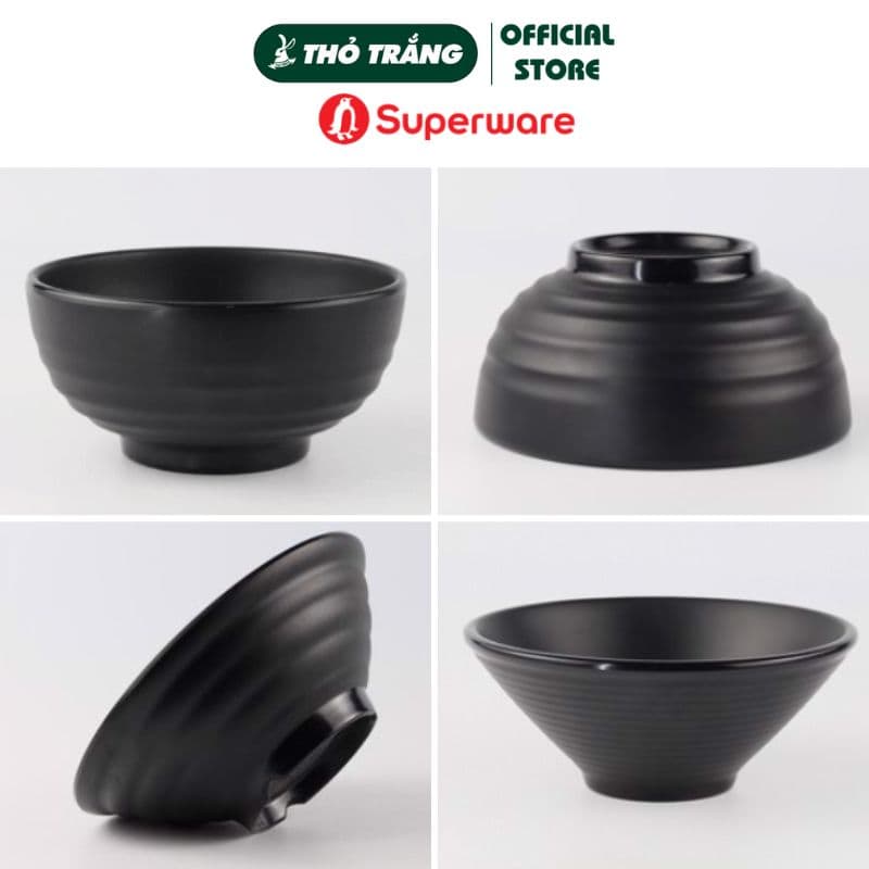 Dĩa Kiểu Đen Nhám Superware